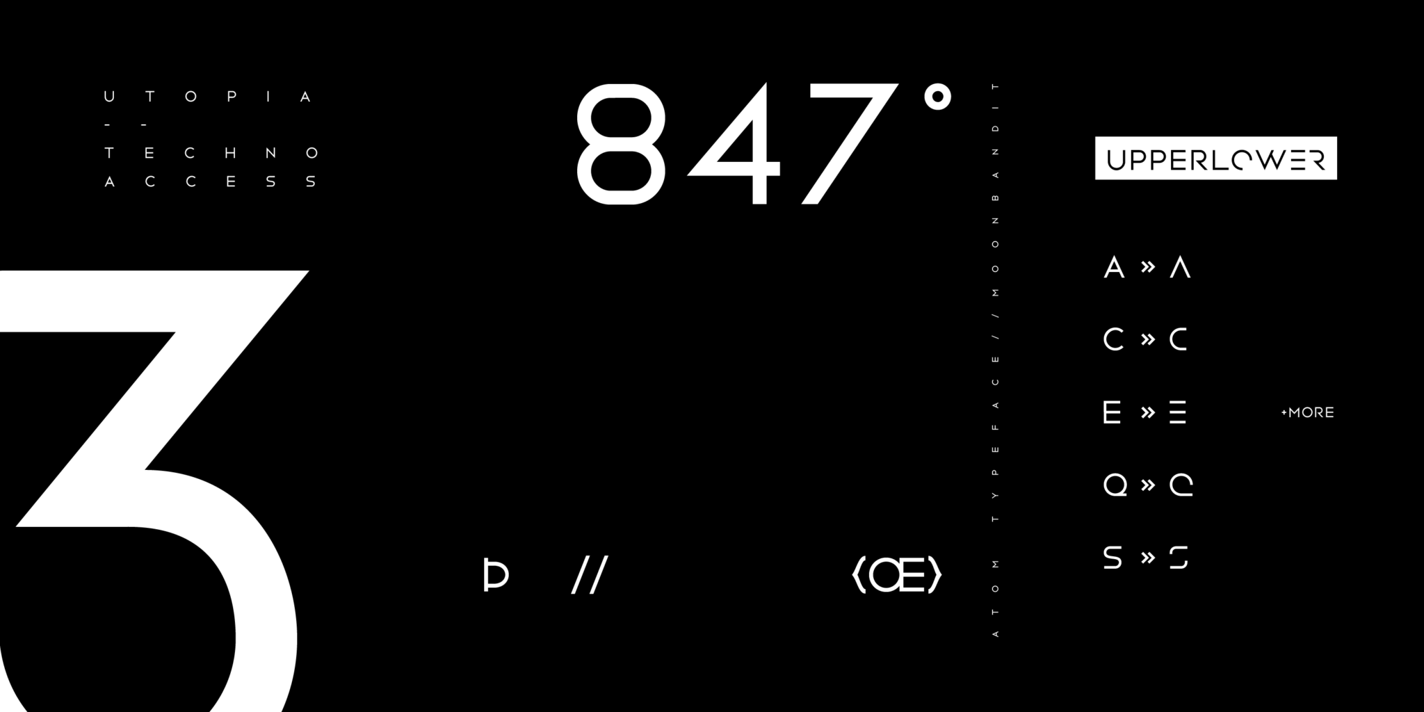 MBF Atom - Moonbandit Font Shop Foundry - From $17