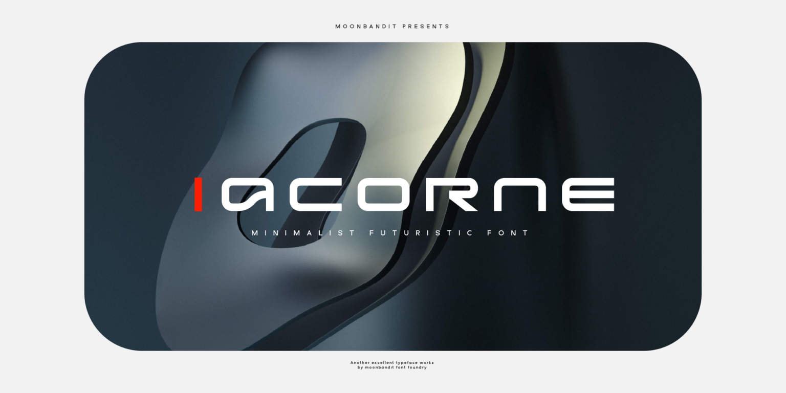 MBF Acorne - Moonbandit Font Foundry - From $17