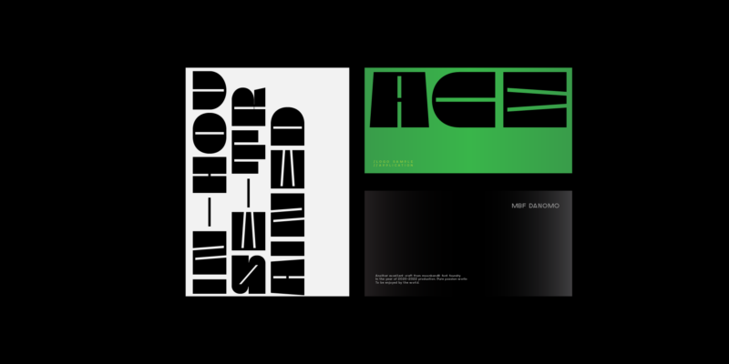 MBF Danomo - Moonbandit Font Shop Foundry - from $16