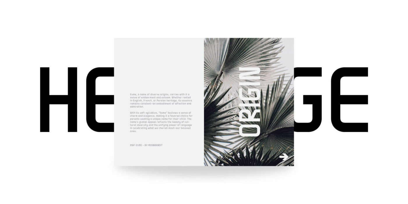 MBF Esme - Condensed Techno Font - Moonbandit Font Shop Foundry