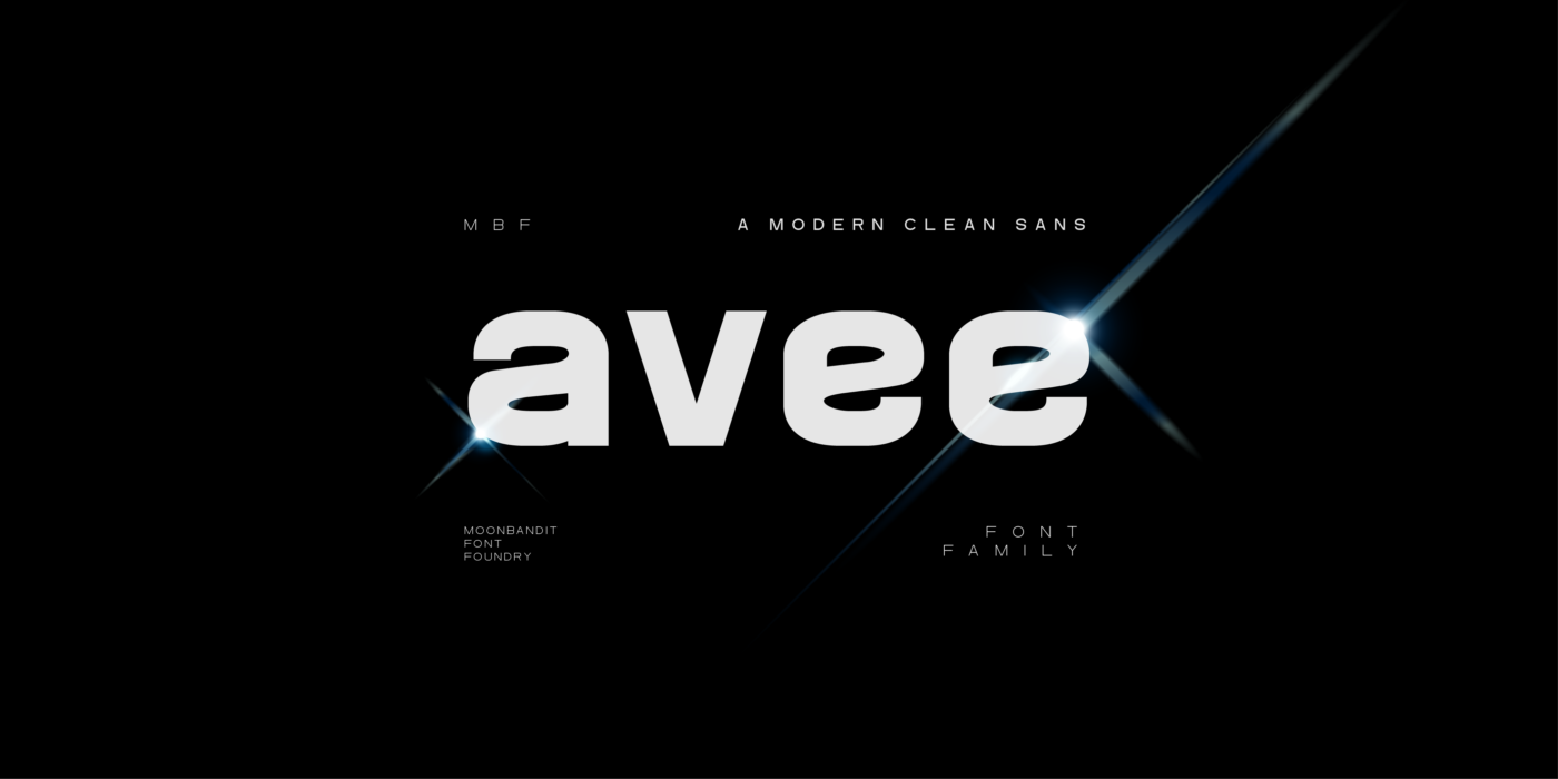 MBF Avee - Moonbandit Font Shop Foundry