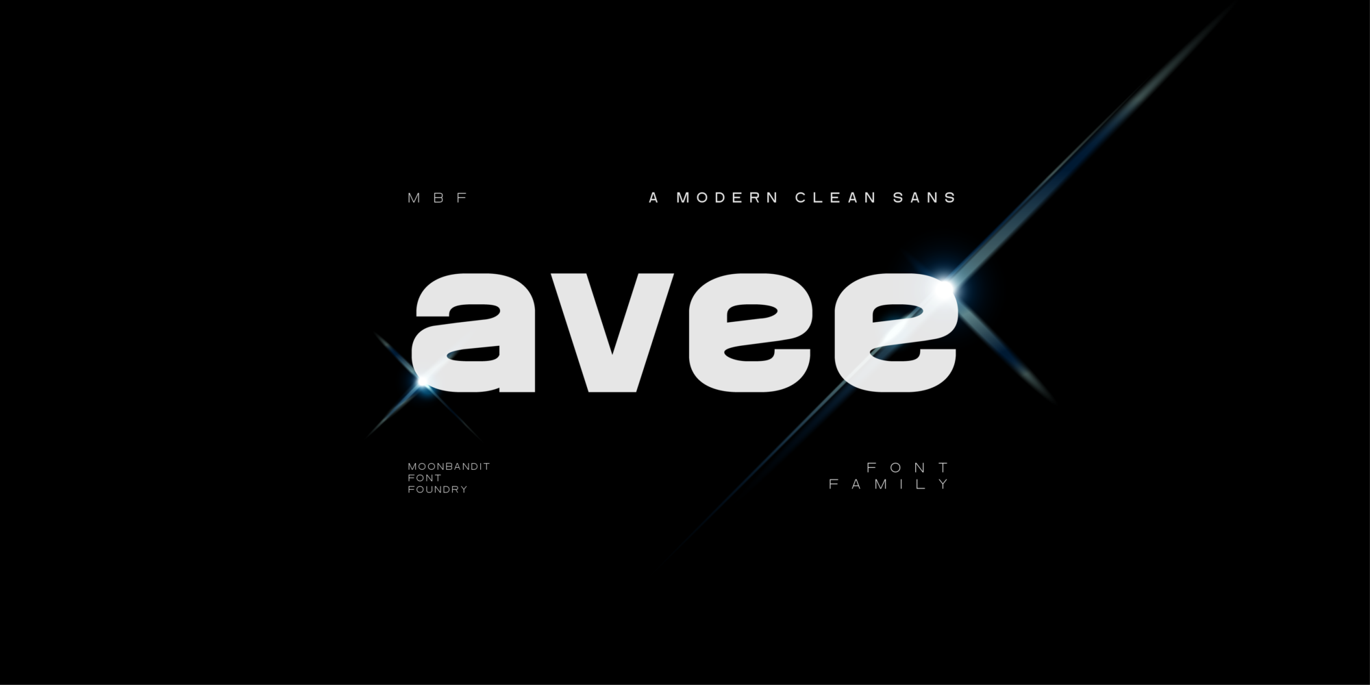 MBF Avee - Moonbandit Font Shop Foundry